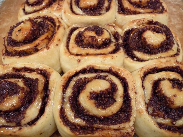 Cocoa Hazelnut Buns | Zeb Bakes