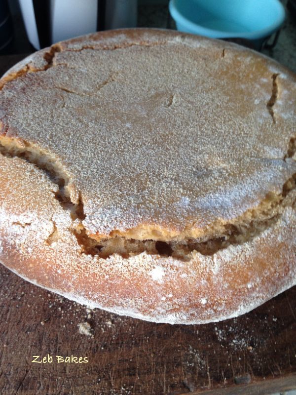 38% Wholemeal Kefir Levain Bread | Zeb Bakes